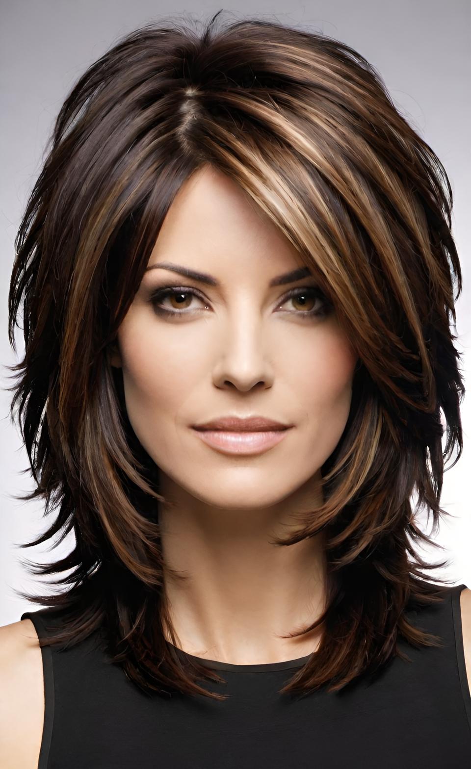 20+ Layered Medium-Length Hairstyles for Women with Thick Hair