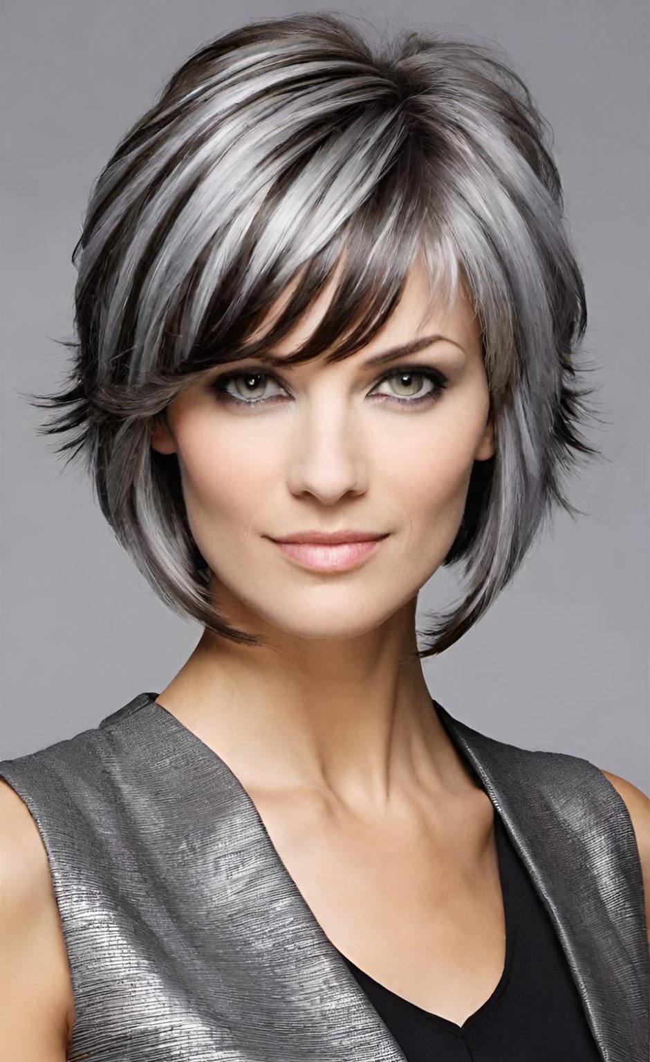 23 Grey Hairstyles For Women Medium Length Haircuts