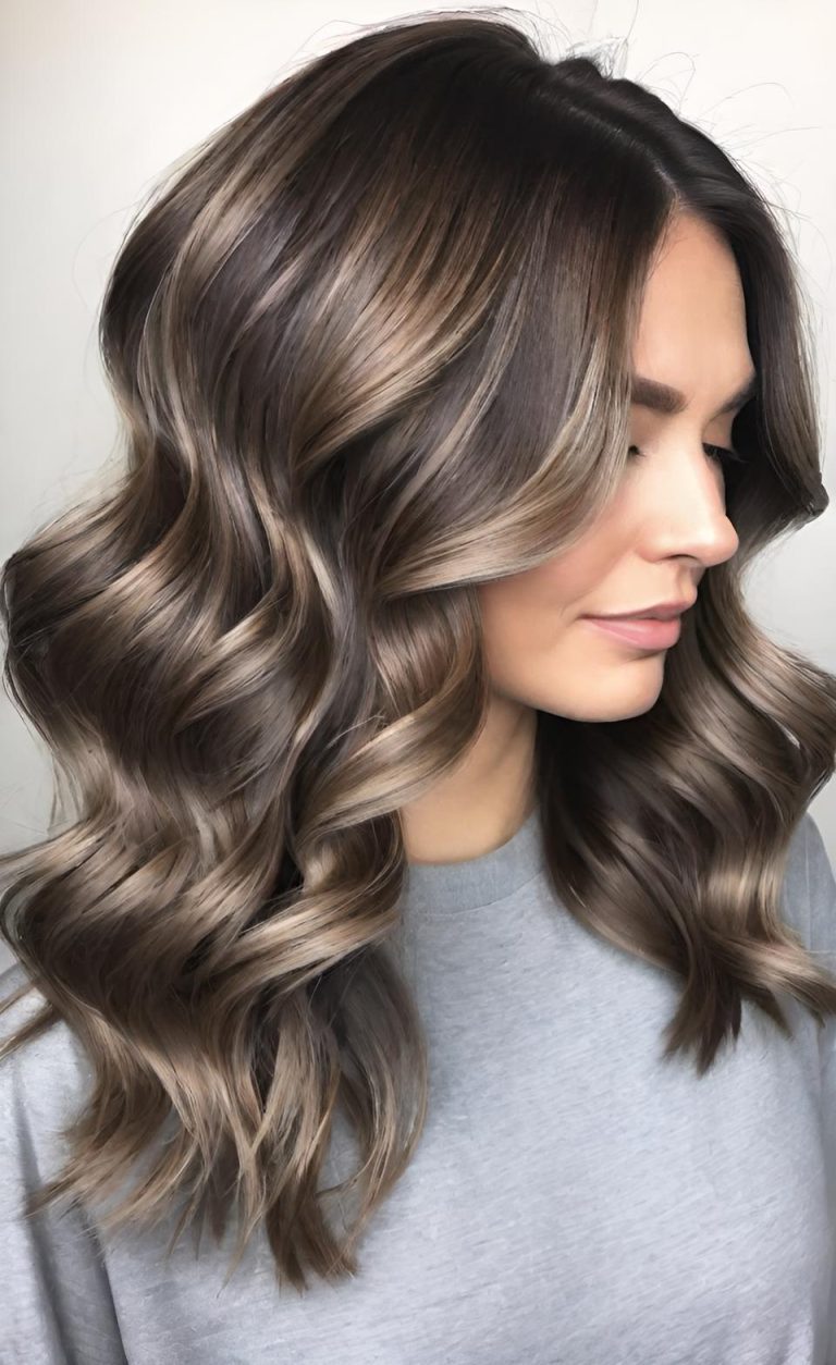 Soft Contrast ☕ 26 Ash Brown Balayage Looks Perfect for Every Season