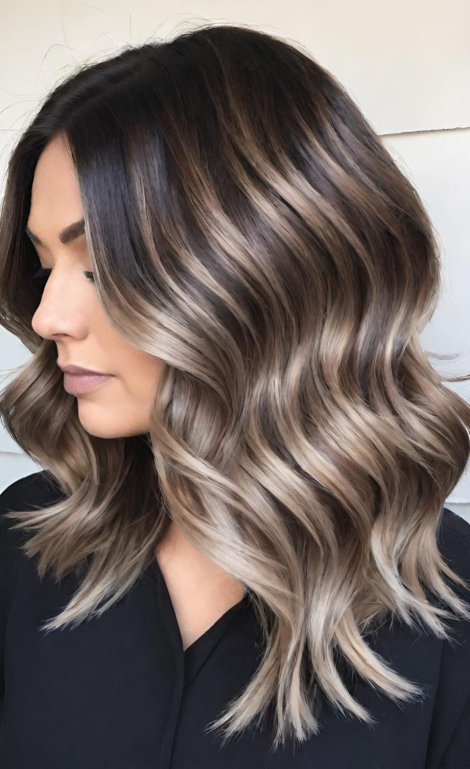 Soft Contrast ☕ 26 Ash Brown Balayage Looks Perfect for Every Season