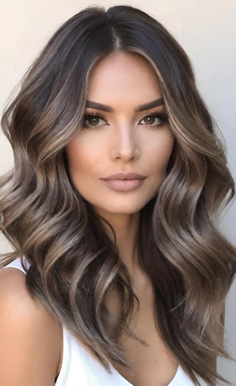 Soft Contrast ☕ 26 Ash Brown Balayage Looks Perfect for Every Season
