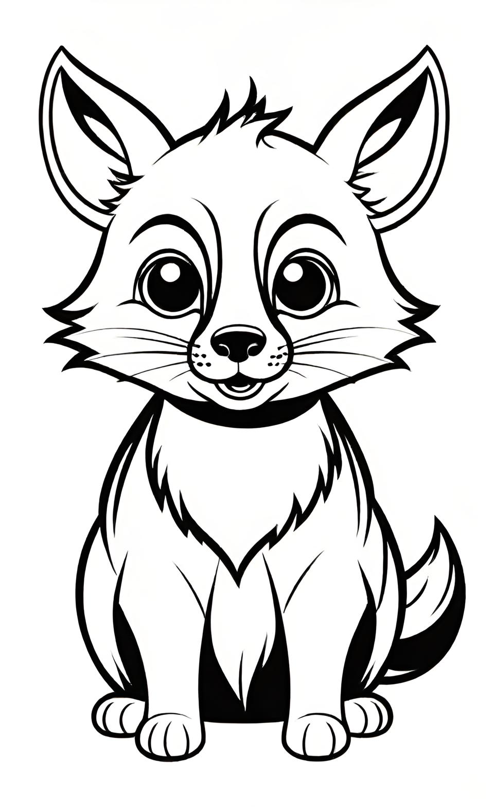 Free Animal Coloring Page #5 | Cute Animals Coloring Pages – EĞİTİM KÜLTÜR