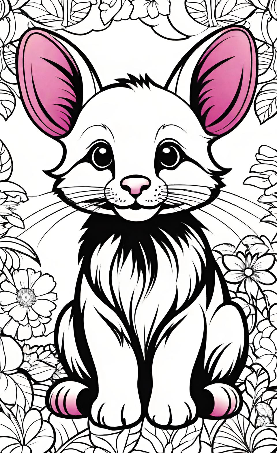Free Animal Coloring Page #5 | Cute Animals Coloring Pages – EĞİTİM KÜLTÜR