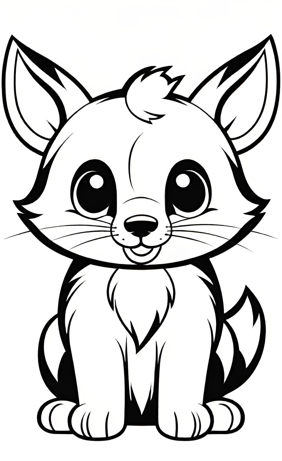 Free Animal Coloring Page #5 | Cute Animals Coloring Pages – EĞİTİM KÜLTÜR