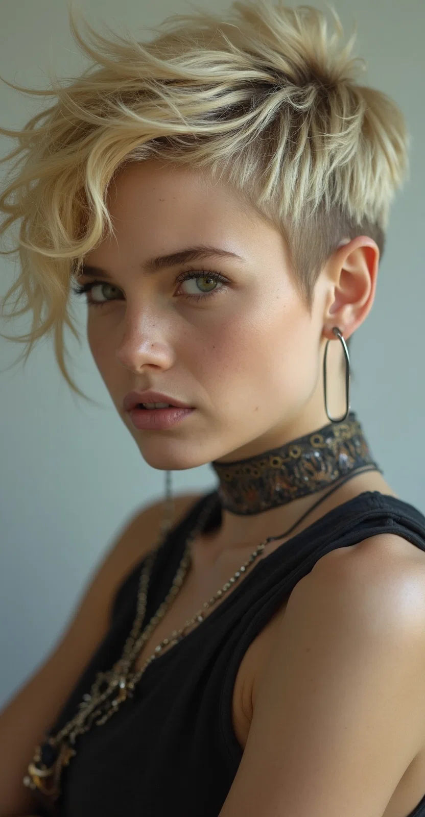 Pixie with a Micro Fringe Messy Short Hairstyl (1) – EĞİTİM KÜLTÜR