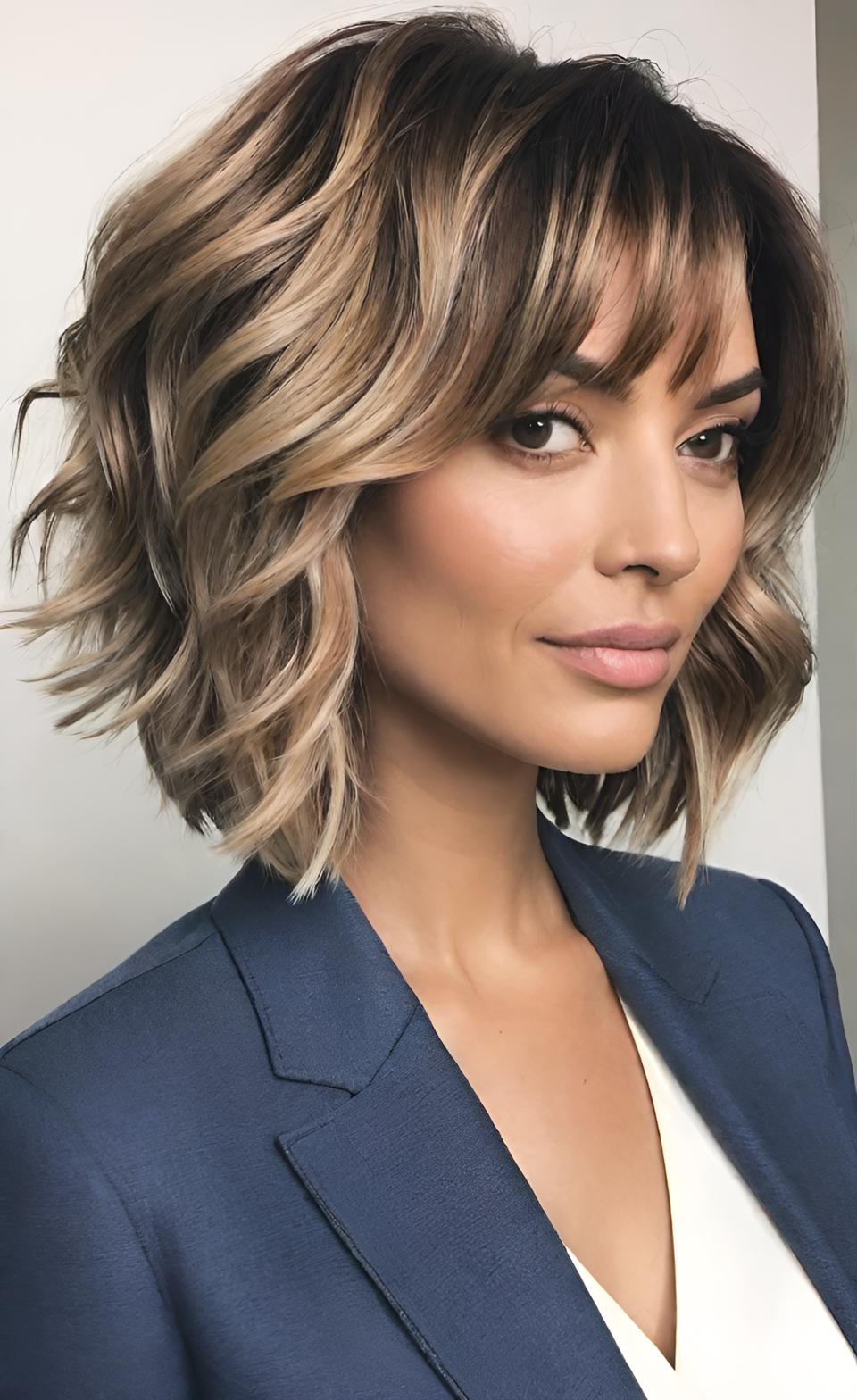 23 Chic Layered Bob Haircuts 💇‍♀️ | Stylish Wavy, Textured & Modern Bob ...