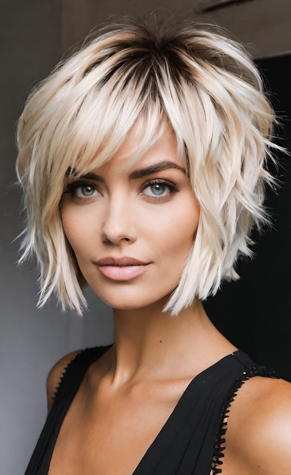 Chic Short Shag Styles ️ | How to Rock Texture & Soft Fringe # ...