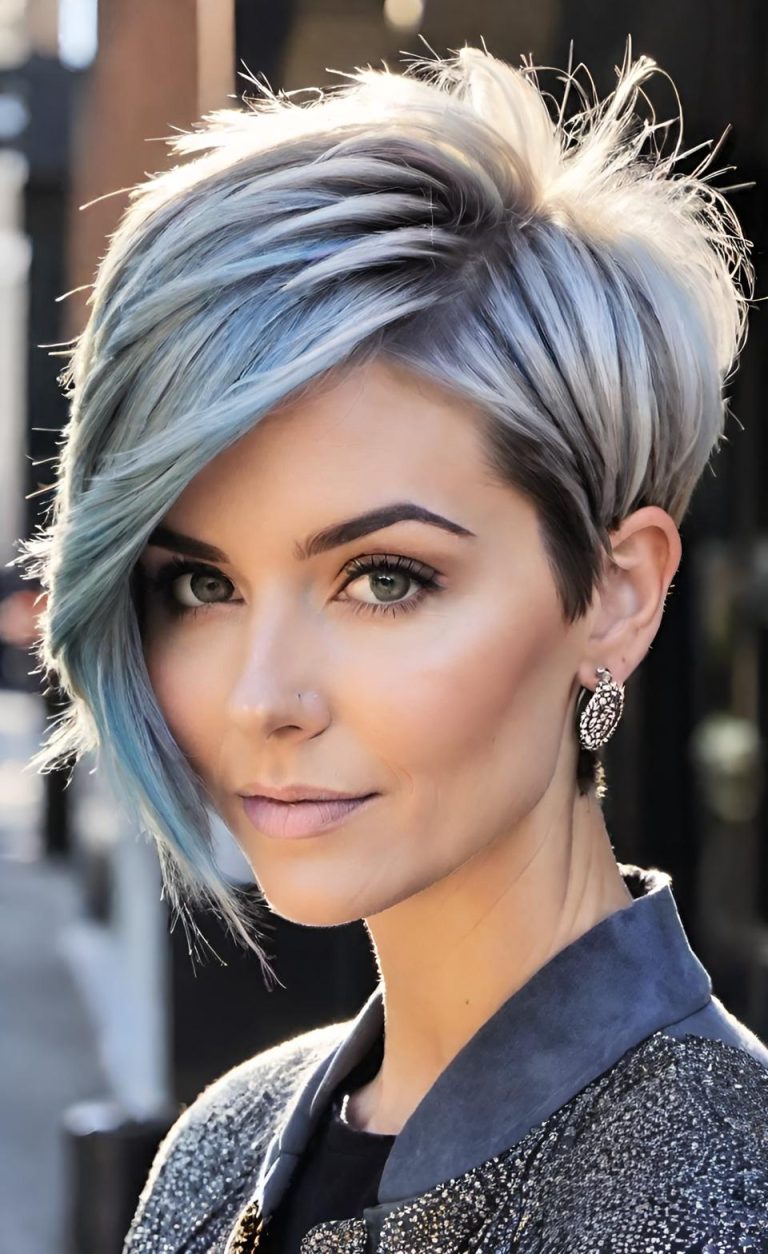 Feathered Flow ️ | +21 Long Pixie Cuts That Breathe Light & Volume ...