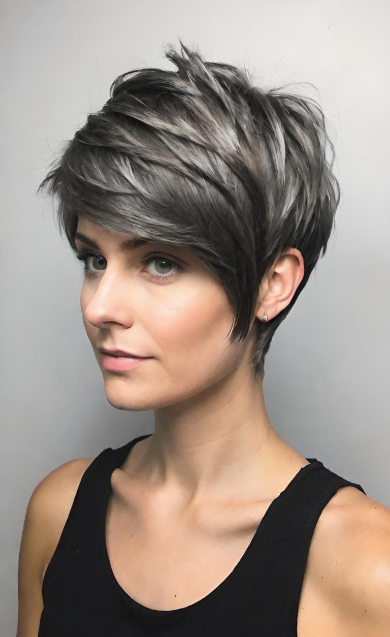 Feathered Flow ️ | +21 Long Pixie Cuts That Breathe Light & Volume ...