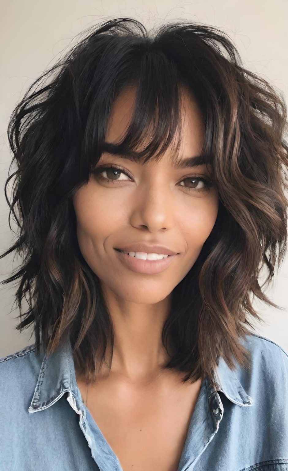 Lived-In Shag Beauty 💫 | Effortless Cuts with Natural Flow #EasyHair ...