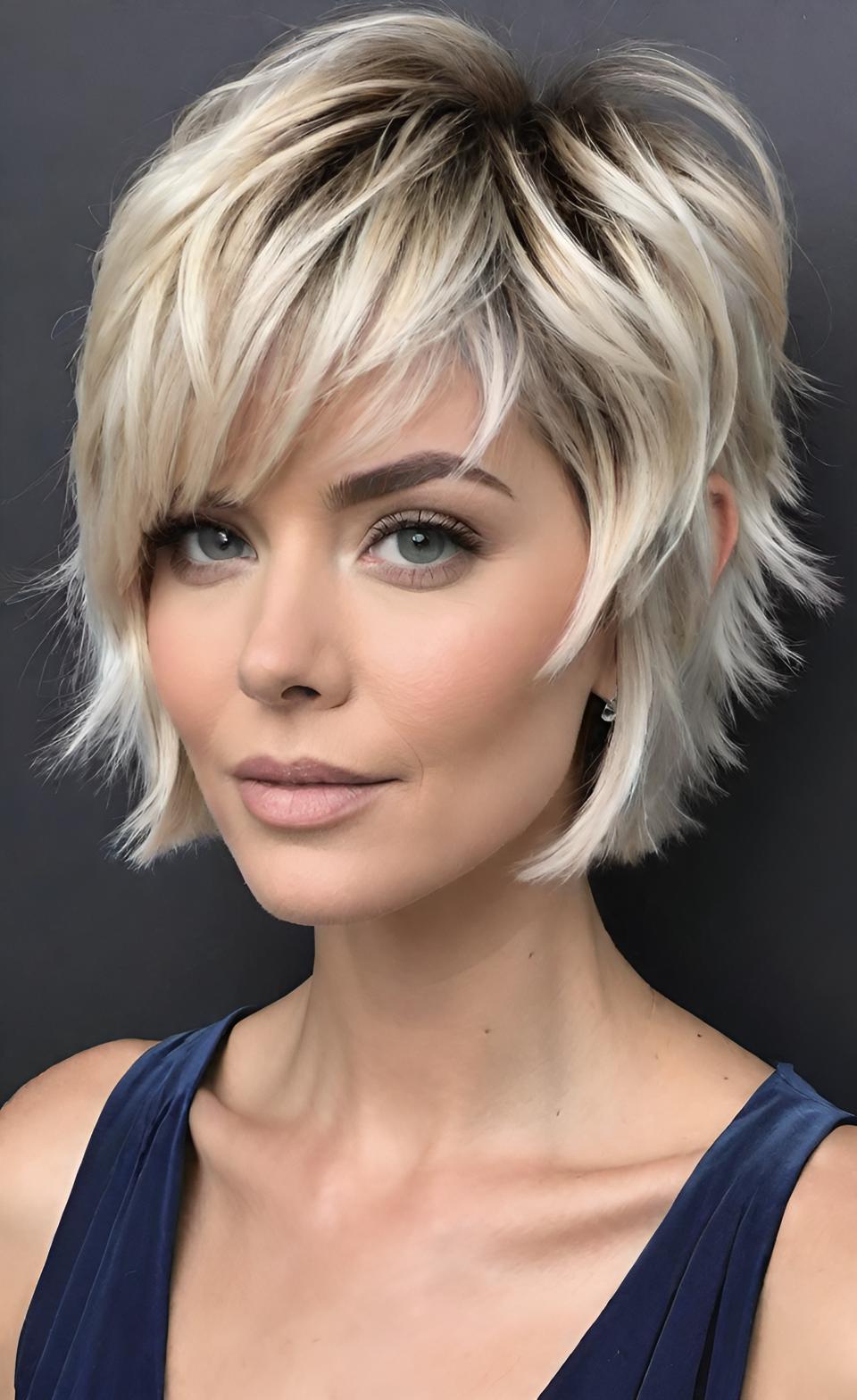 Fresh Short Shag ️ Texture, Natural Volume & Soft Fringe #ModernCut ...